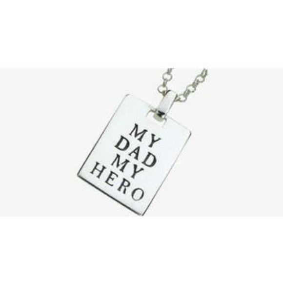 Funtene | Jewelry | Funtene My Dad My Hero Necklace | Poshmark